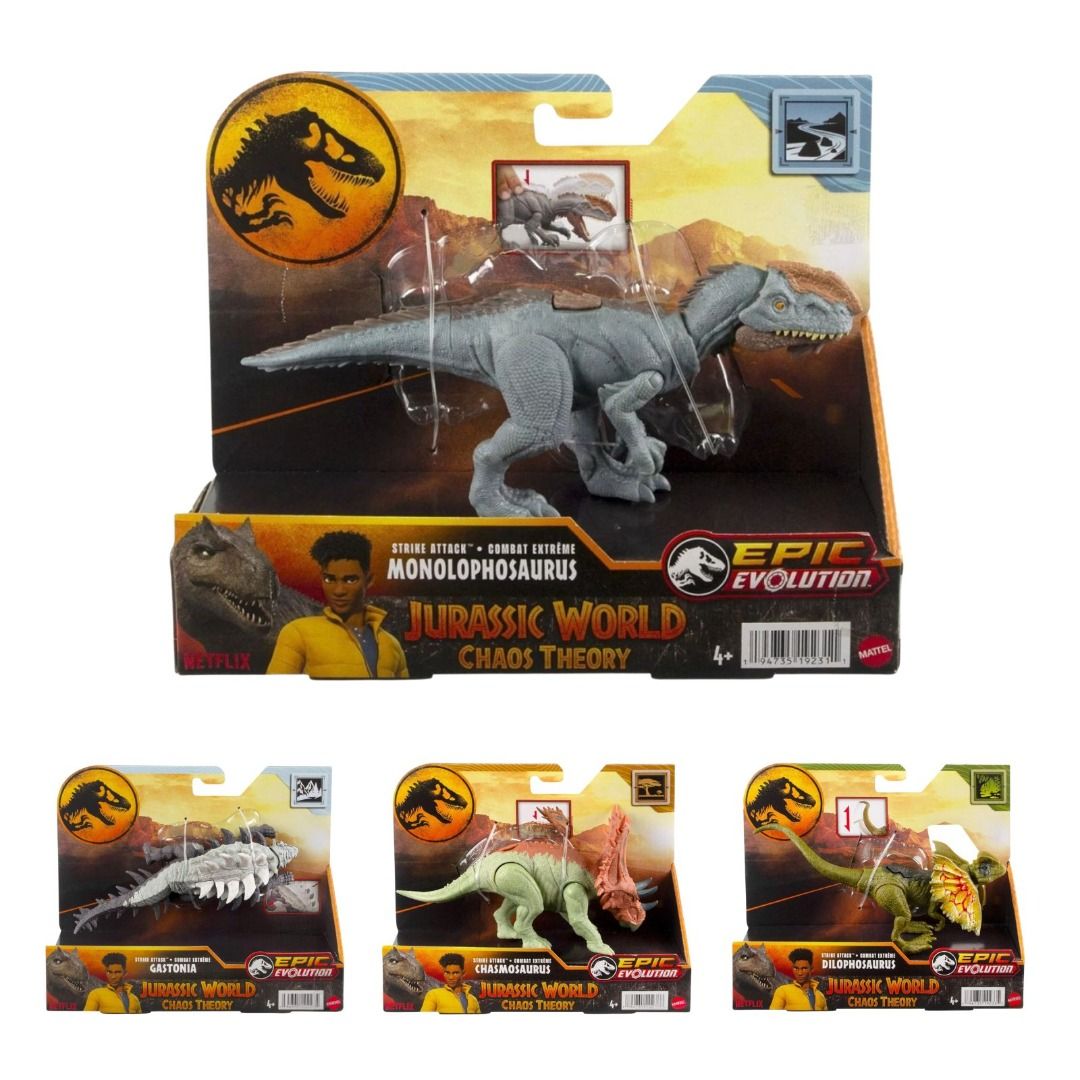 Jurassic World Chaos Theory Strike Attack Mattel Kids Children Toys ...