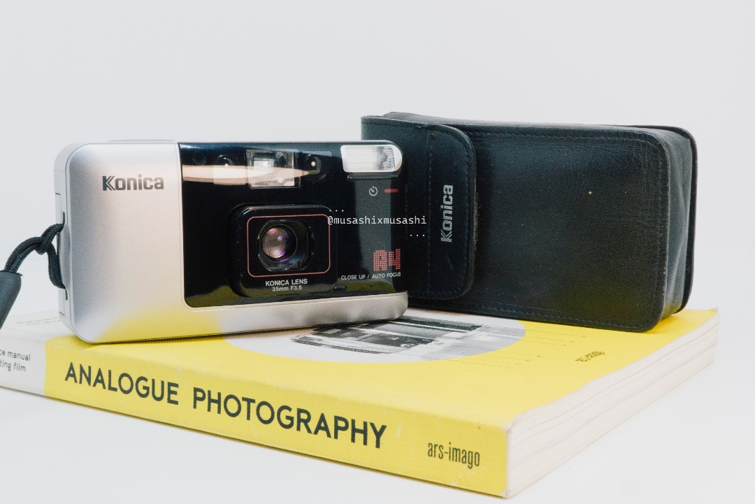 Konica Big Mini A4 (1989), Photography, Cameras on Carousell