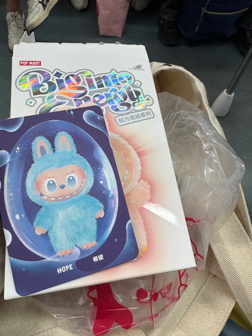 Labubu big into energy V3 - Hope, Hobbies & Toys, Toys & Games on Carousell