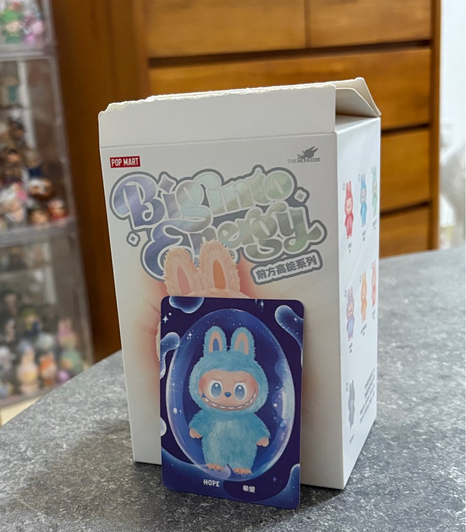 Labubu big into energy V3 - Hope serenity, Hobbies & Toys, Toys & Games ...
