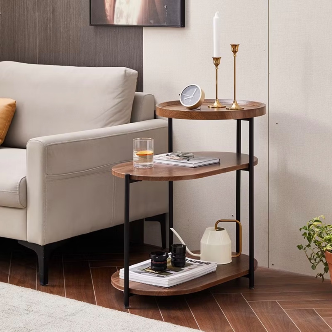 Living Room Side Table | Decorative Side Table | Storage Shelf Table ...