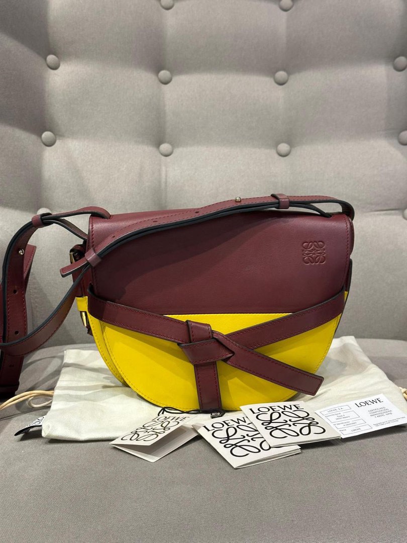 Loewe Calfskin Small Gate Crossbody Bag, Luxury, Bags & Wallets on ...