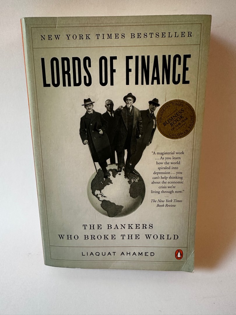 Lords of finance, Hobbies & Toys, Books & Magazines, Fiction & Non-Fiction on Carousell