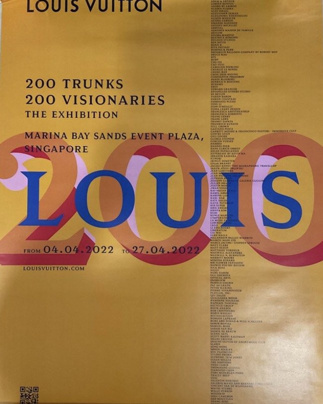 LV LOUIS VUITTON POSTER MBS ONE TIME EVENT 2022 on Carousell
