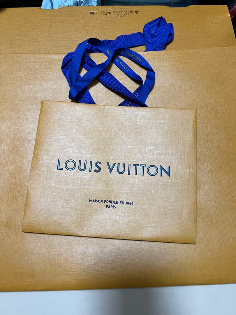 LV paper bag, Luxury, Bags & Wallets on Carousell