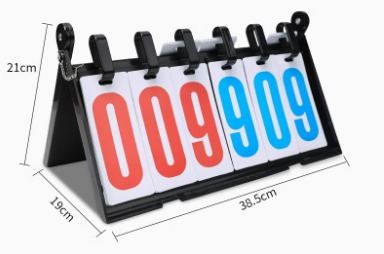 Manual Score Board Flip Scoreboard Portable Scoreboard for Multi Sports ...