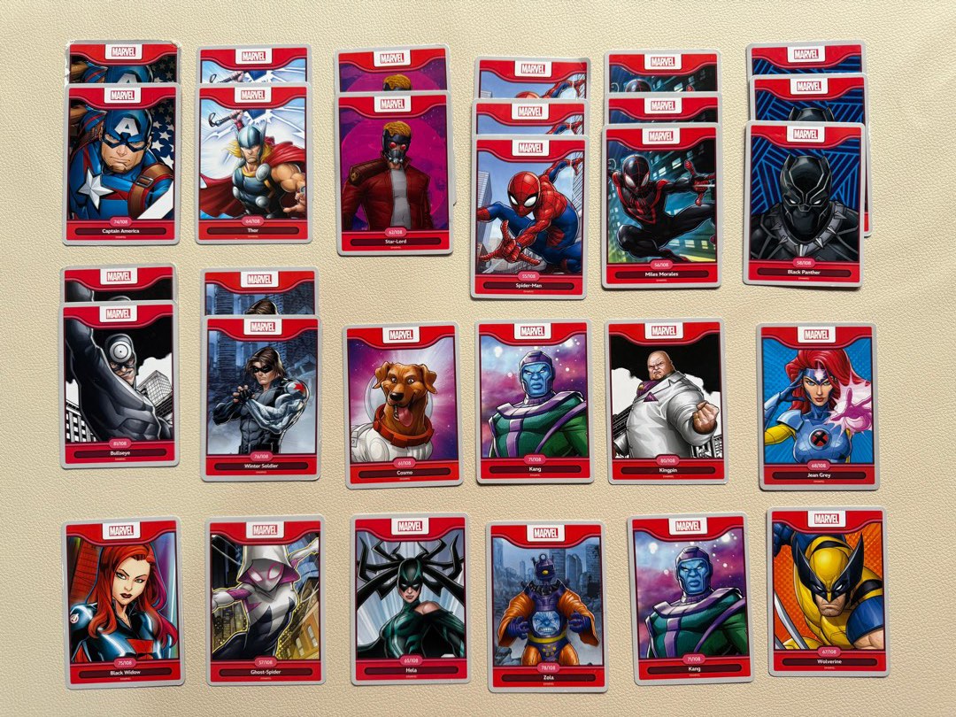 Marvel Collector Cards, Hobbies & Toys, Memorabilia & Collectibles, Fan ...