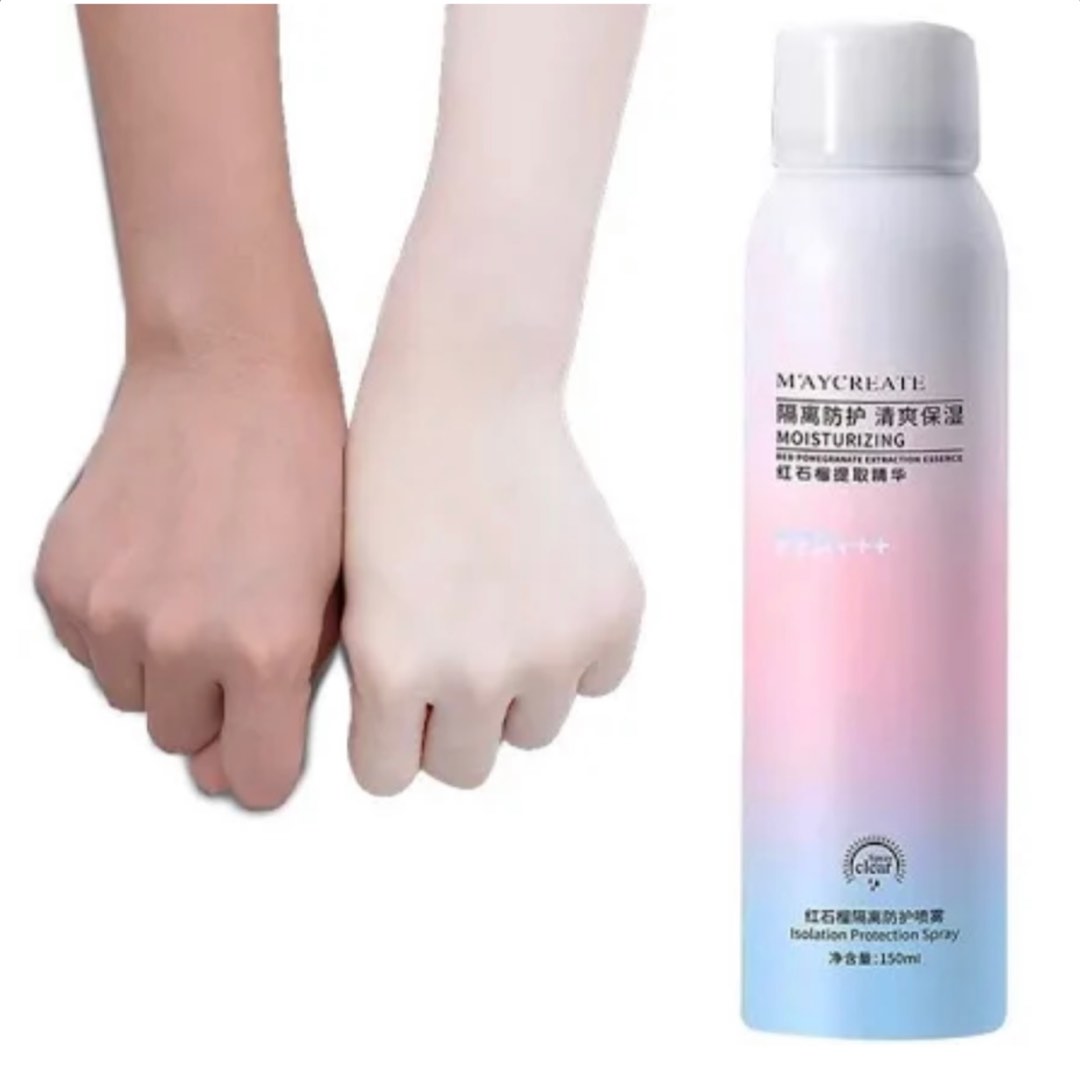 MAYCREATE WHITENING ISOLATION SPRAY, Beauty & Personal Care, Bath ...