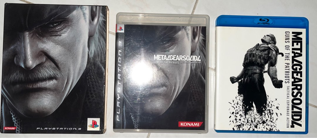 MGS 4 METAL GEAR SOLID GUNS OF PATRIOTS LIMITED EDITION BOXSET PS3 GAME ...