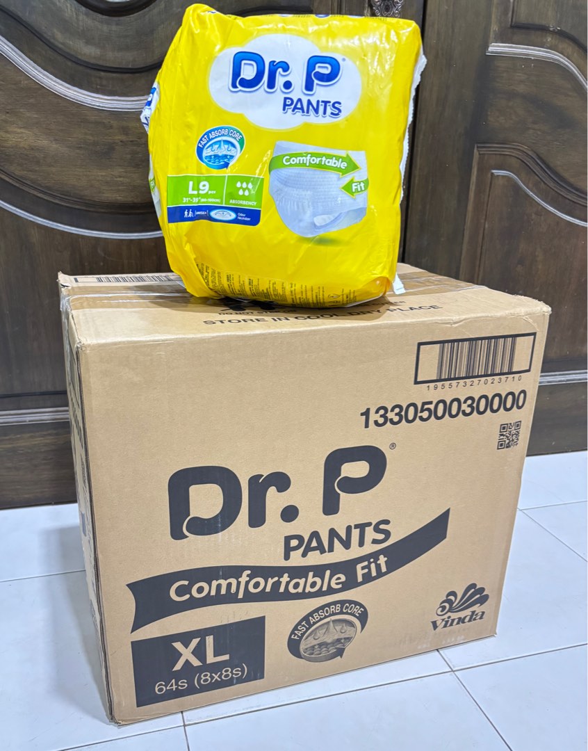New : Dr. P by TENA - Adult Diaper Pants (Kotak 1), Health & Nutrition ...