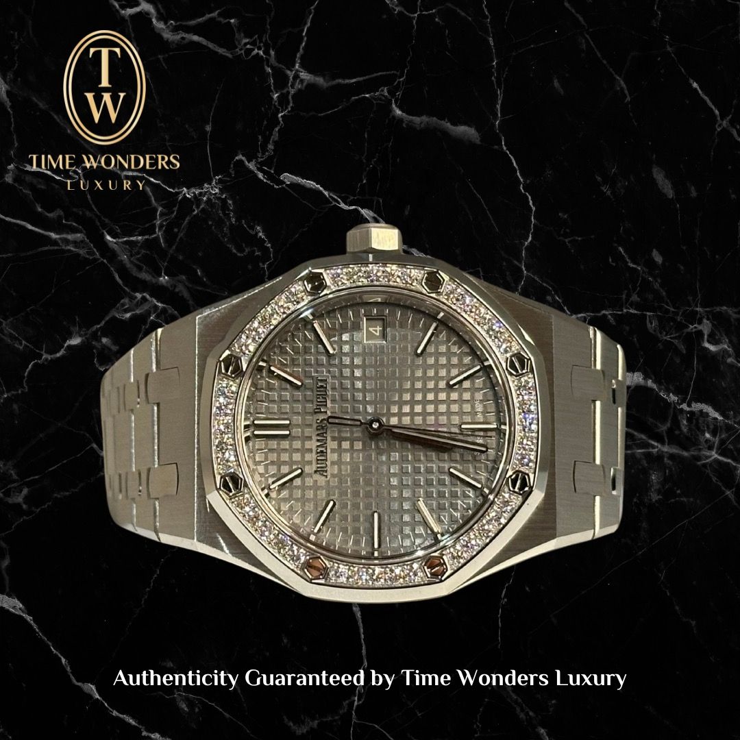 New May 2025 Audemars Piguet Royal Oak 37mm Grey Diamond 15551ST 15551 ...
