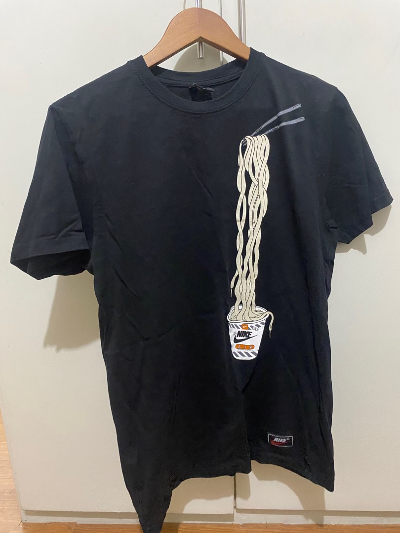 Nike cup noodles print black shirt, Men's Fashion, Tops & Sets, Tshirts ...