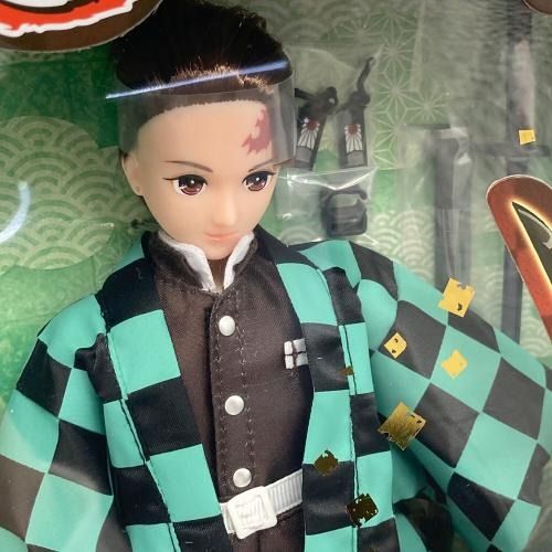 NRFB Kamado Tanjiro Doll TAKARA Licca x Haruto Kimetsu no Yaiba Demon ...