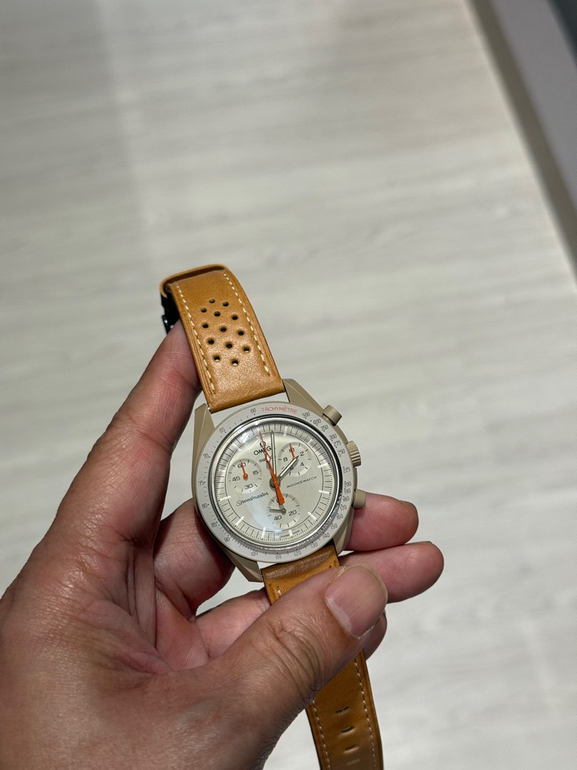 Omega Swatch Moonswatch Speedmaster Jupiter, Men's Fashion, Watches ...