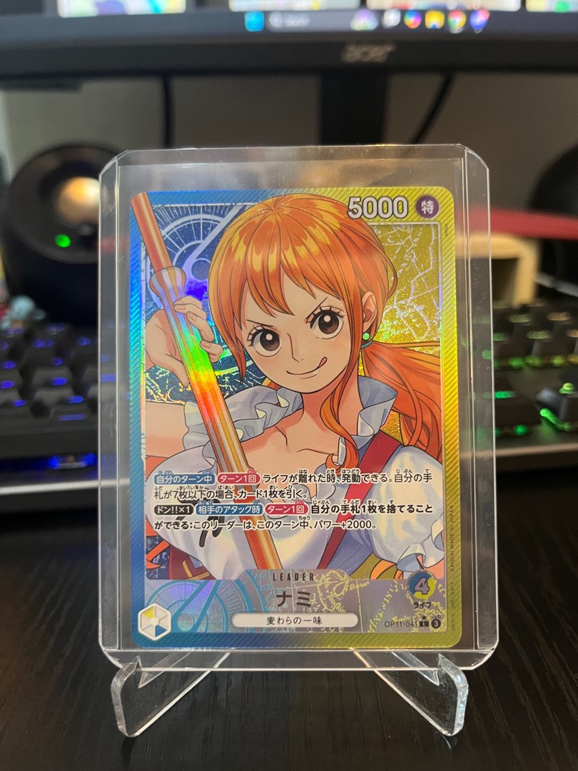One Piece Nami Leader (OP11-041), Hobbies & Toys, Toys & Games on Carousell
