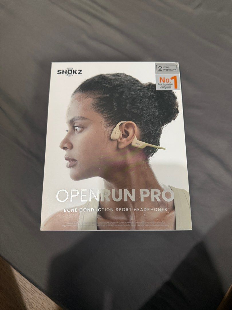 Shokz OpenRun Pro Bone Sports-Conduction Headphones, Audio, Earphones ...