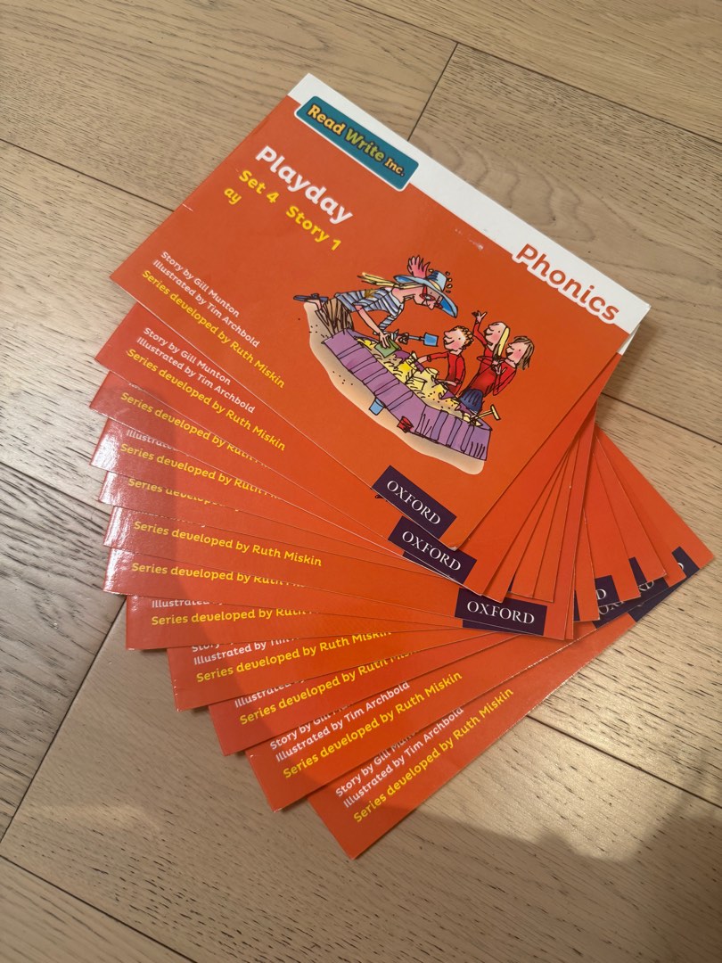 Oxford Read Write Inc Phonics Orange Set 4 Story 1-12 , 興趣及遊戲, 書本 & 文具 ...