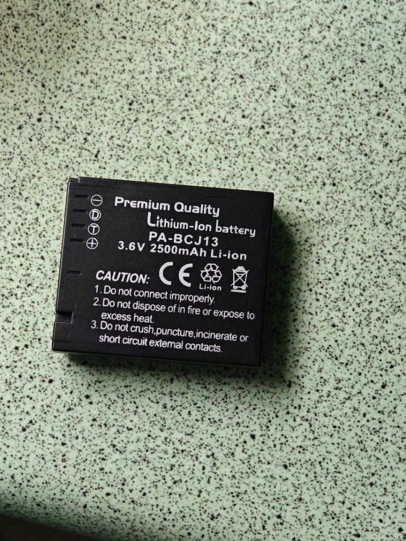 Panasonic Lumix LX5/LX7 (BCJ13) ORIGINAL Battery, Photography ...