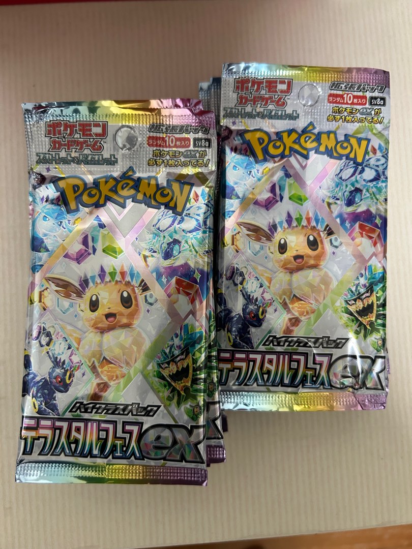 Testeral Festival PCJ Pokemon booster packs, Hobbies & Toys, Toys ...