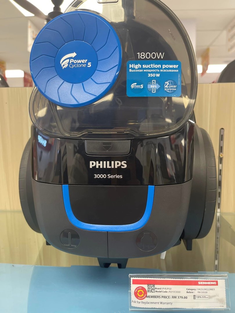 Philips Power Cyclone 5 3000 series 1800w, TV & Home Appliances, Vacuum Cleaner & Housekeeping ...