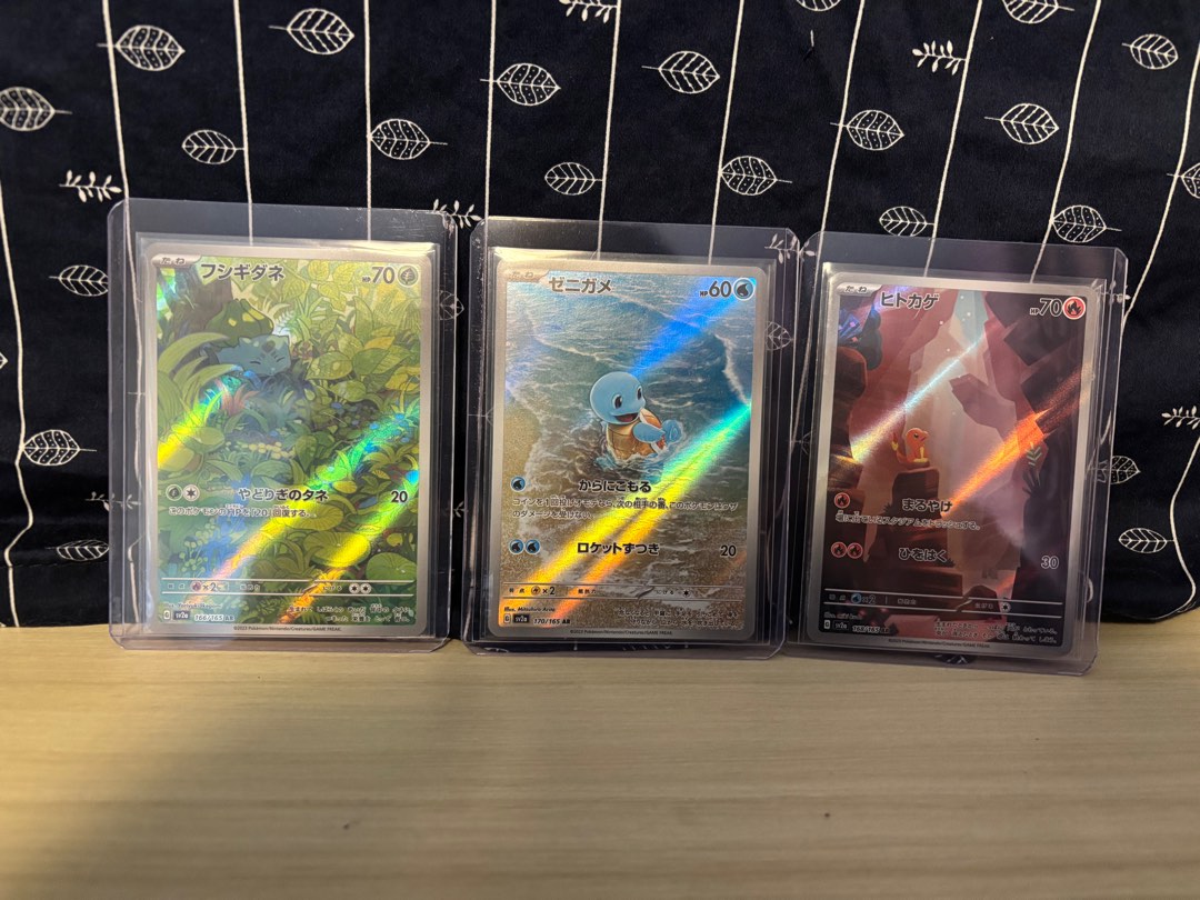 Pokemon 151 JP Kanto Starters Bundle, Hobbies & Toys, Toys & Games on ...