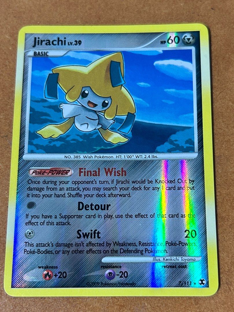 Pokemon Rising Rivals | Jirachi #7 Reverse Holo | Pokemon English ...