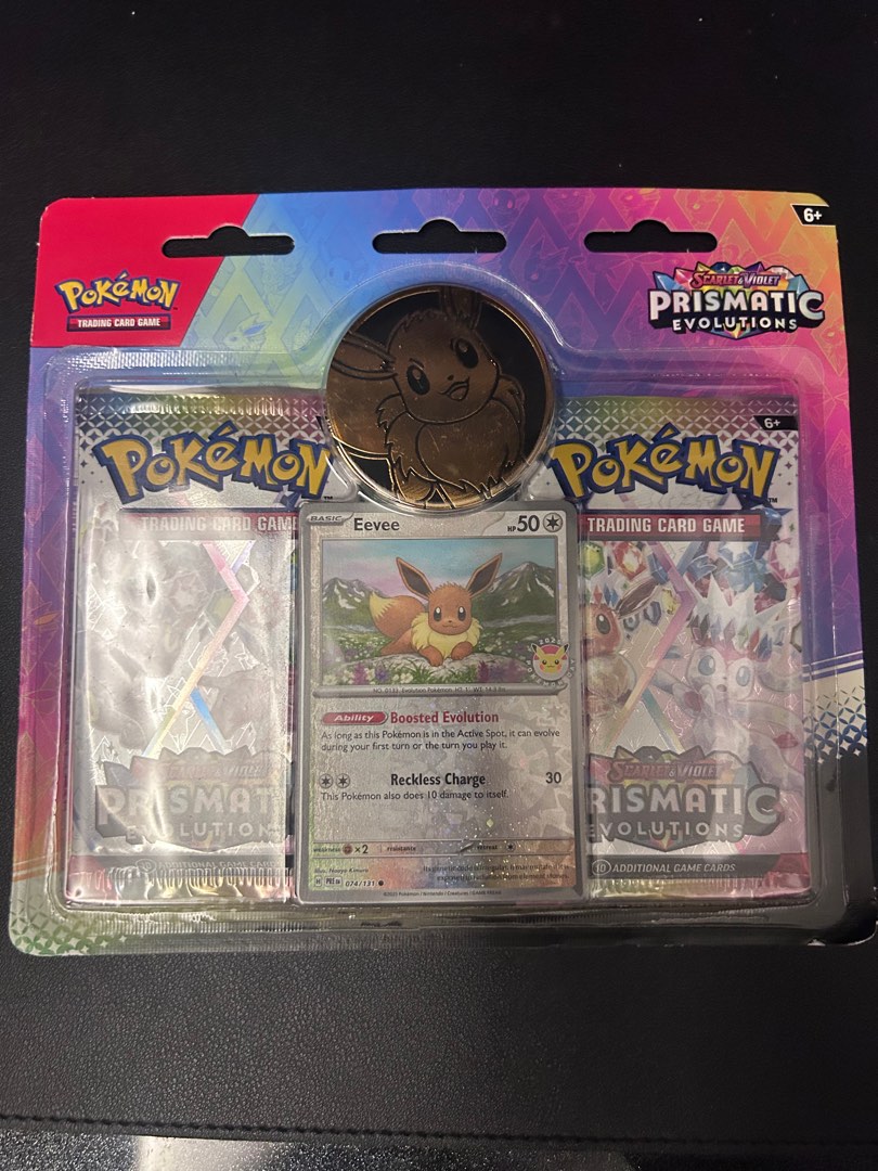 Pokemon Prismatic Evolution 2 Pack Blister Pack, Hobbies & Toys, Toys ...