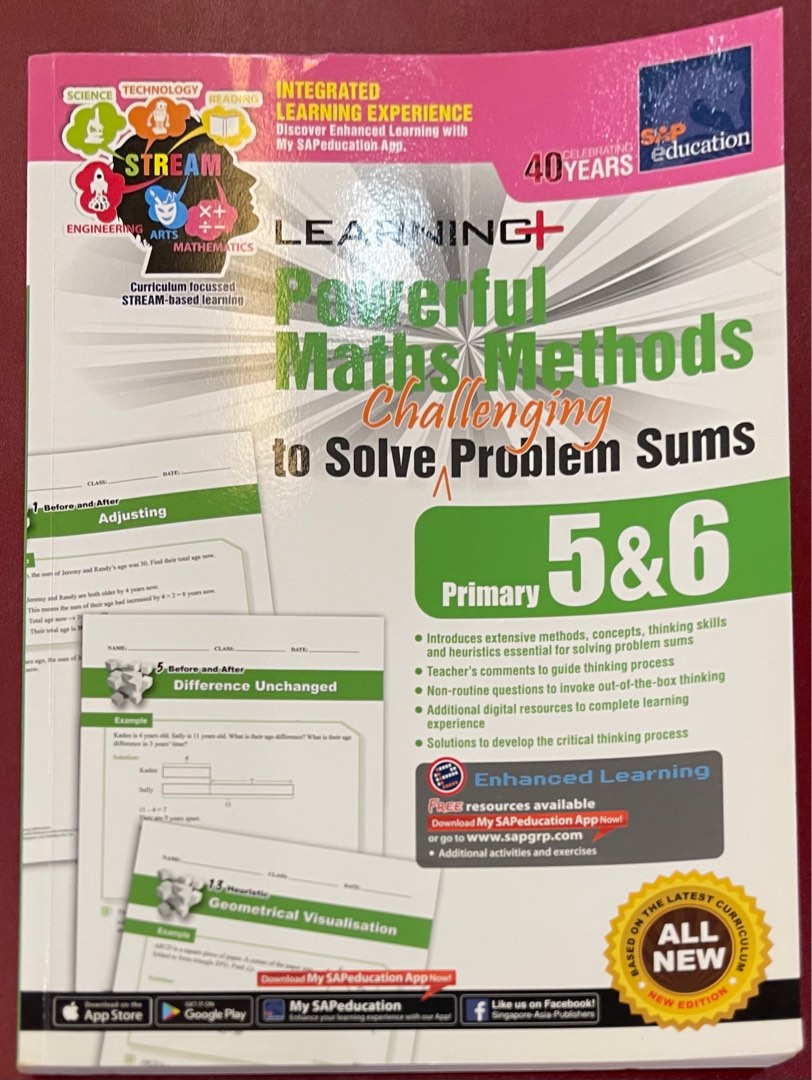 PSLE Learning Powerful Maths Methods to solve challenging problem sums ...