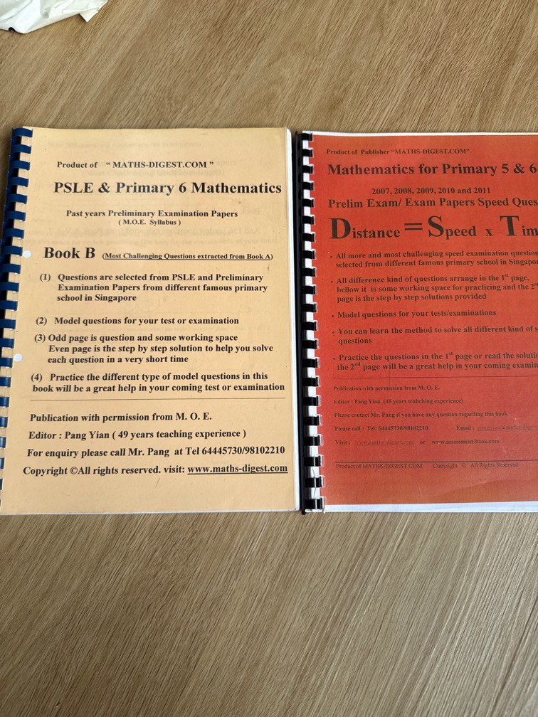 PSLE math booklet from Math digest, Hobbies & Toys, Books & Magazines ...