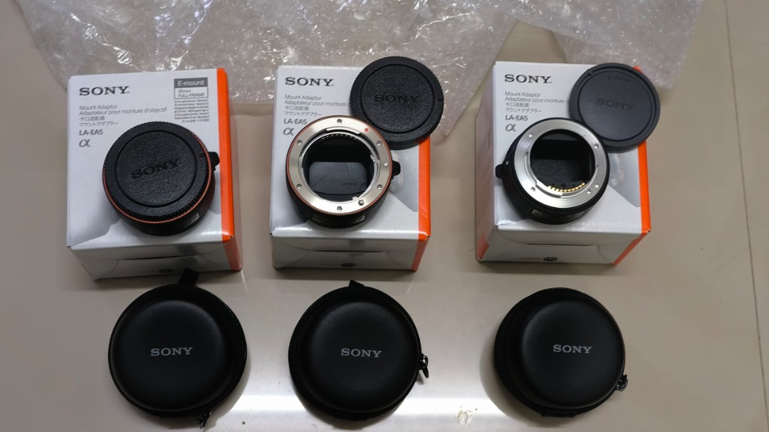 Ready stocks!!! New imported Sony LA-EA5 adapter as shown in photos. 3 ...