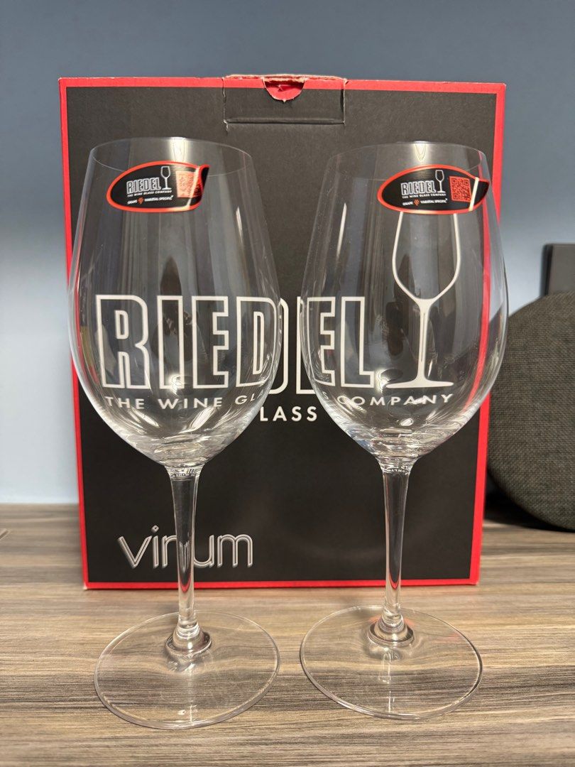 Riedel White Wine Glass 白酒杯套裝 Vinum Sauvignon Blanc/Dessert 6416/33, 傢俬 ...