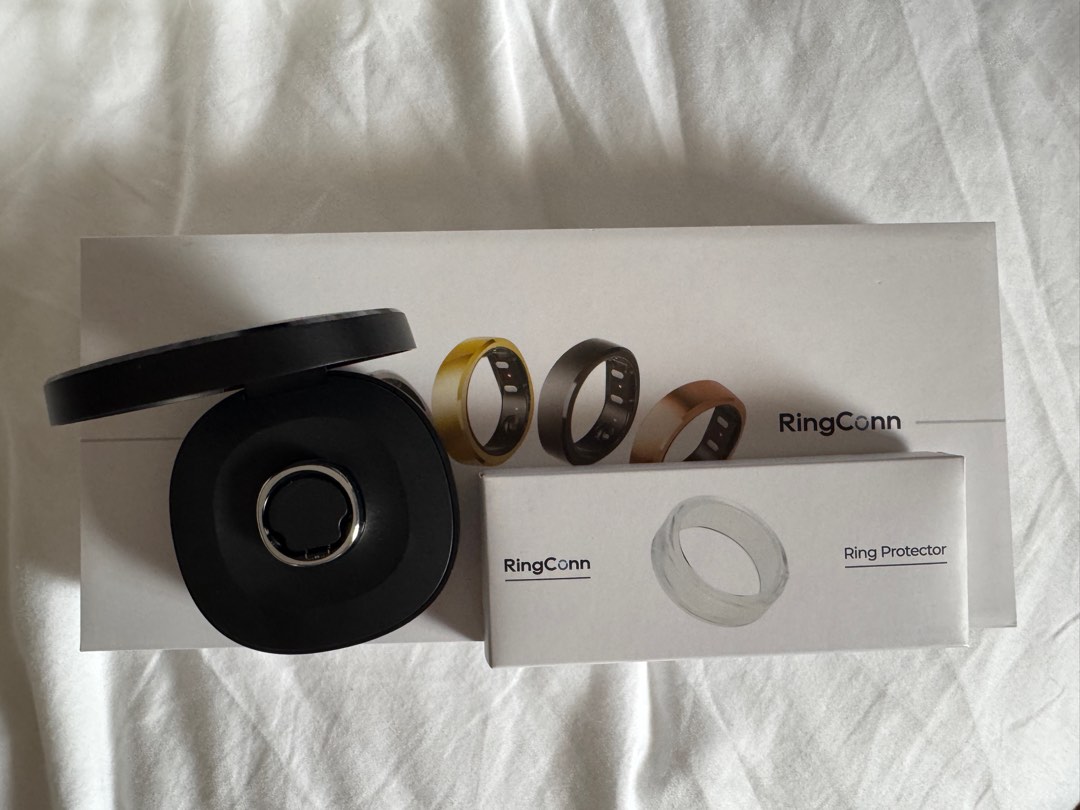 Ringconn Gen 2 Future Silver (Size 9), Health & Nutrition, Health ...