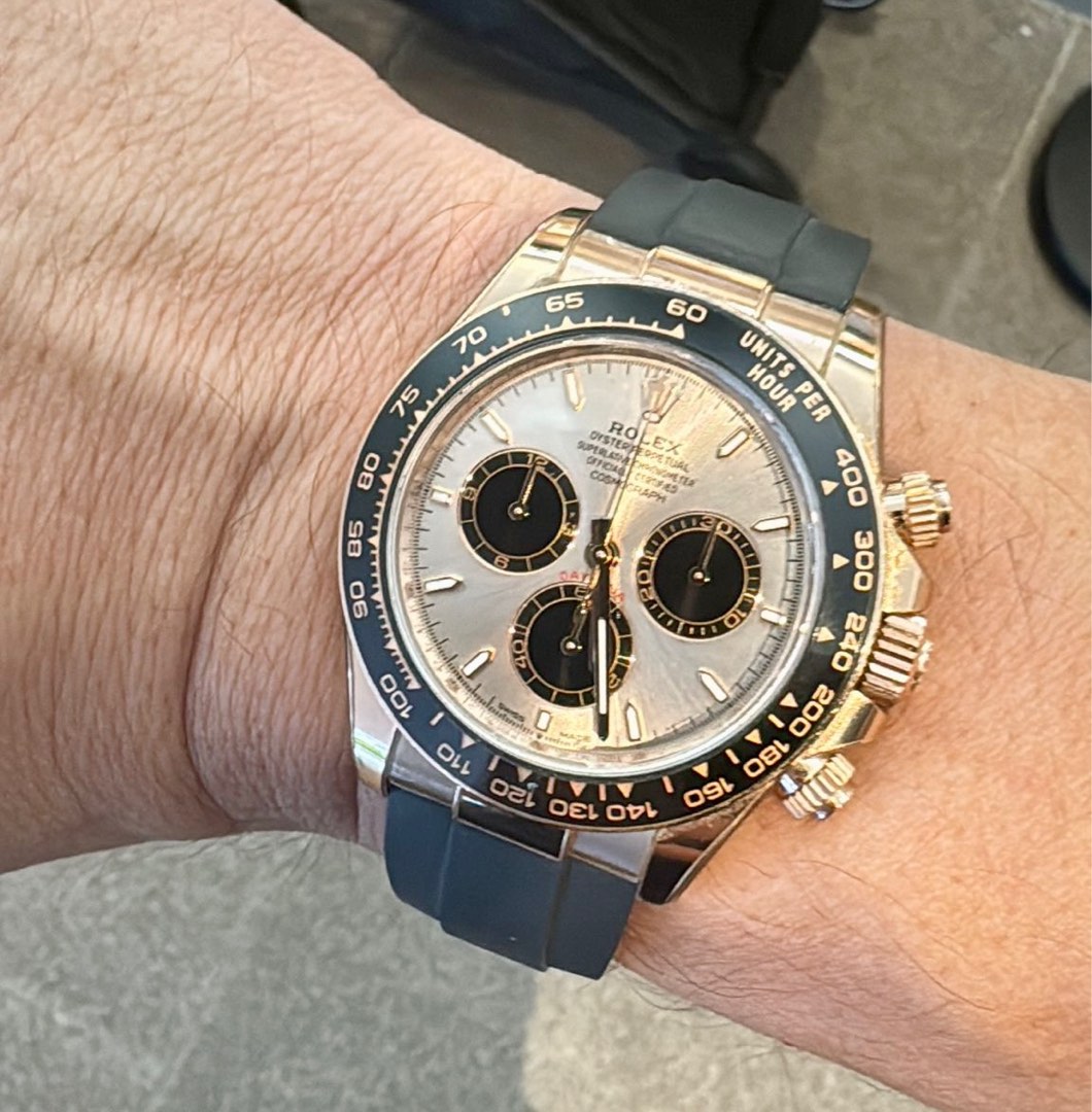 Rolex Daytona Sundust Oysterflex 126515 April 2024, Luxury, Watches on ...