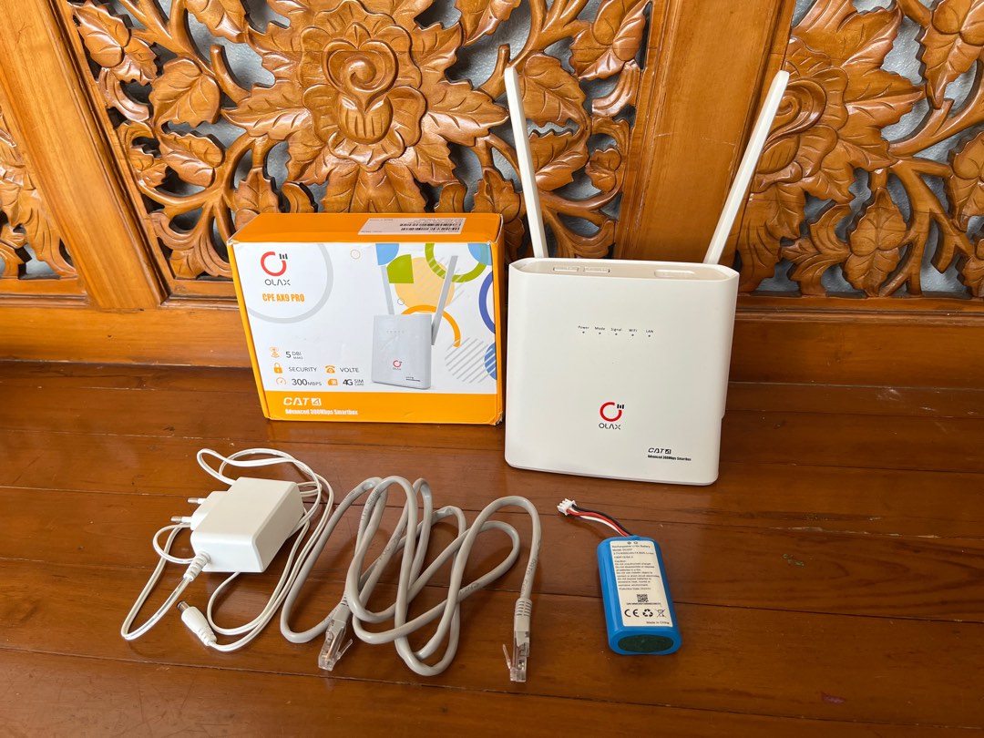 Router olax AX9 PRO with battery, Computers & Tech, Parts & Accessories ...