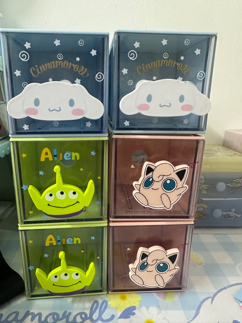 Sanrio / Disney / Pokemon Cube drawer by miniso, Hobbies & Toys ...