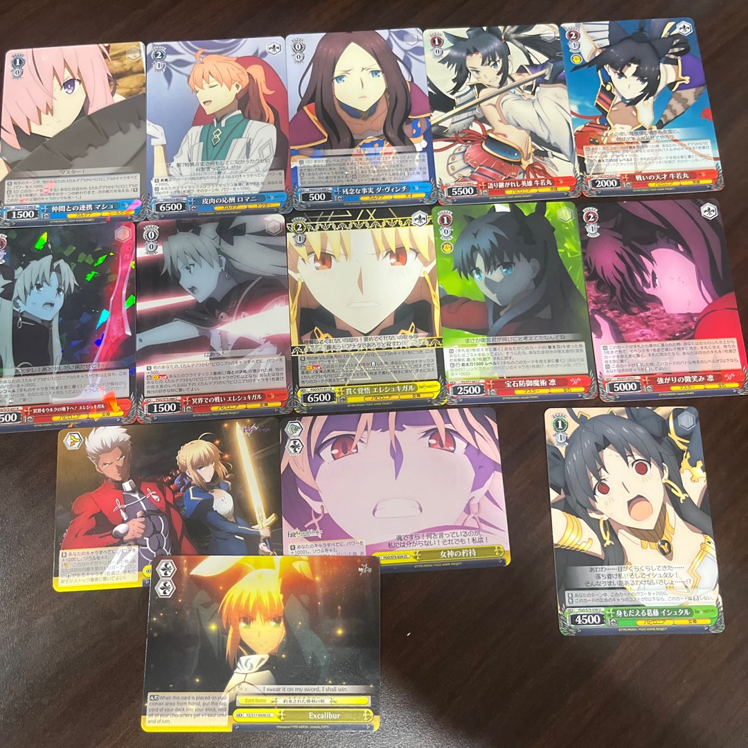 [SET] Fate Grand Order | FGO Official Weiss Schwarz Trading card game, Hobbies & Toys, Toys ...