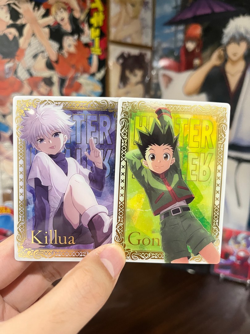 [SET] Hunter X Hunter | HXH Gon freecs and Killua Wafer Cards, Hobbies & Toys, Memorabilia ...