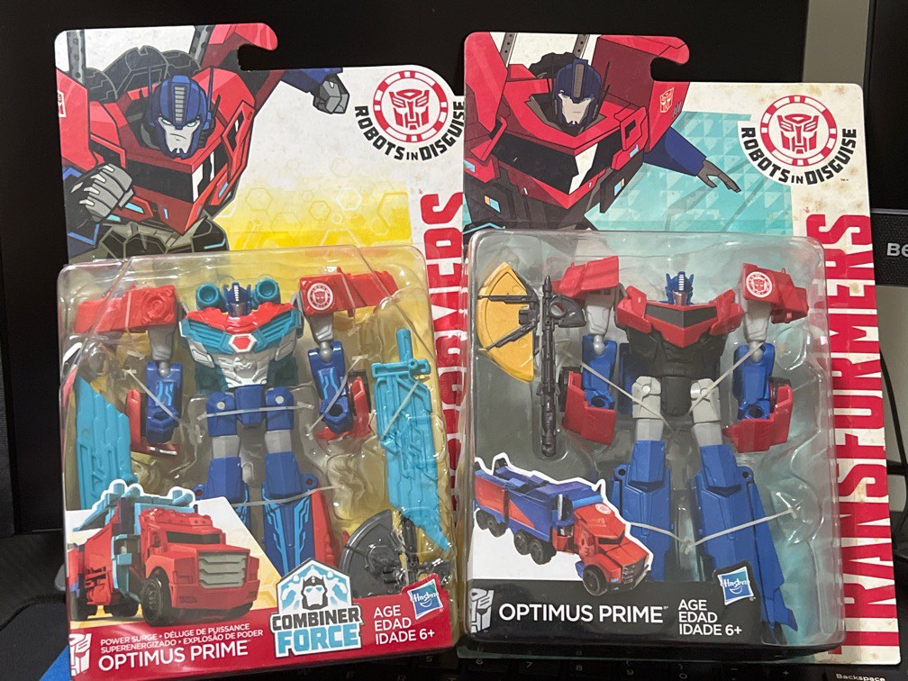 Set of 2 Hasbro Transformers Robots in Disguise Warrior Class POWER ...