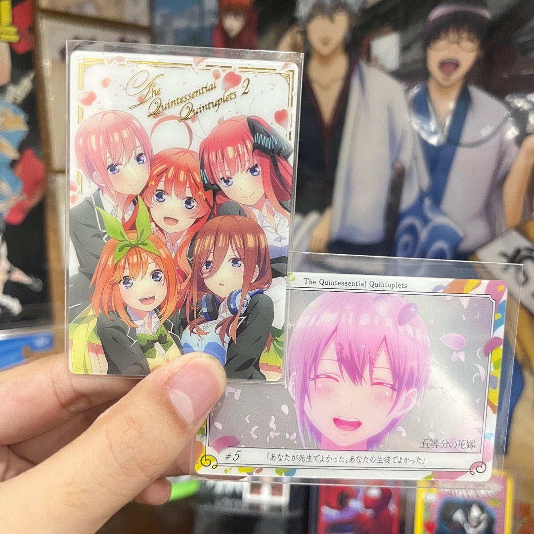 [SET] The Quintessential Quintuplets | Set 4 Wafer Cards, Hobbies ...