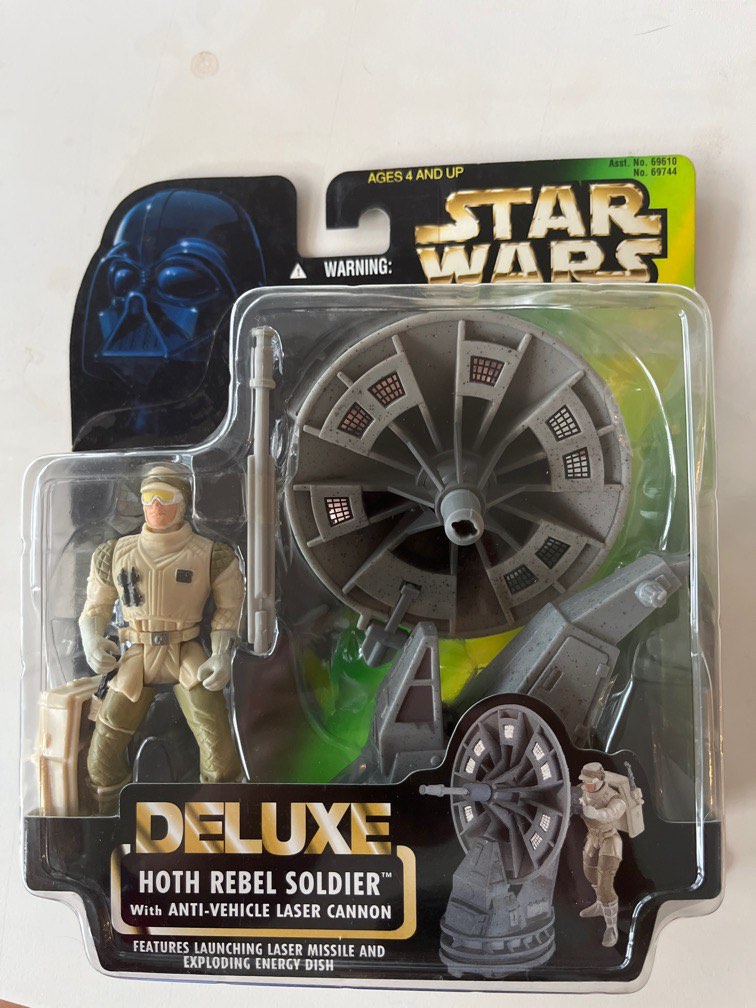 STAR WARS - HOTH REBEL SOLDIER WITH ANTI-VEHICLE LASER CANNON, Hobbies ...