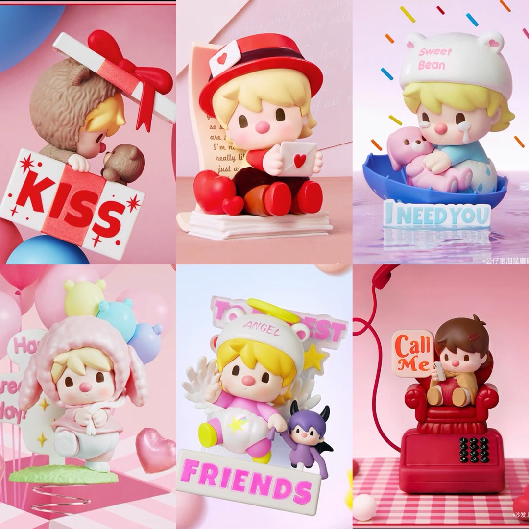 SWEET BEAN THE LANGUAGE OF LOVE SERIES POPMART / FULL SET / CONFIRMED ...