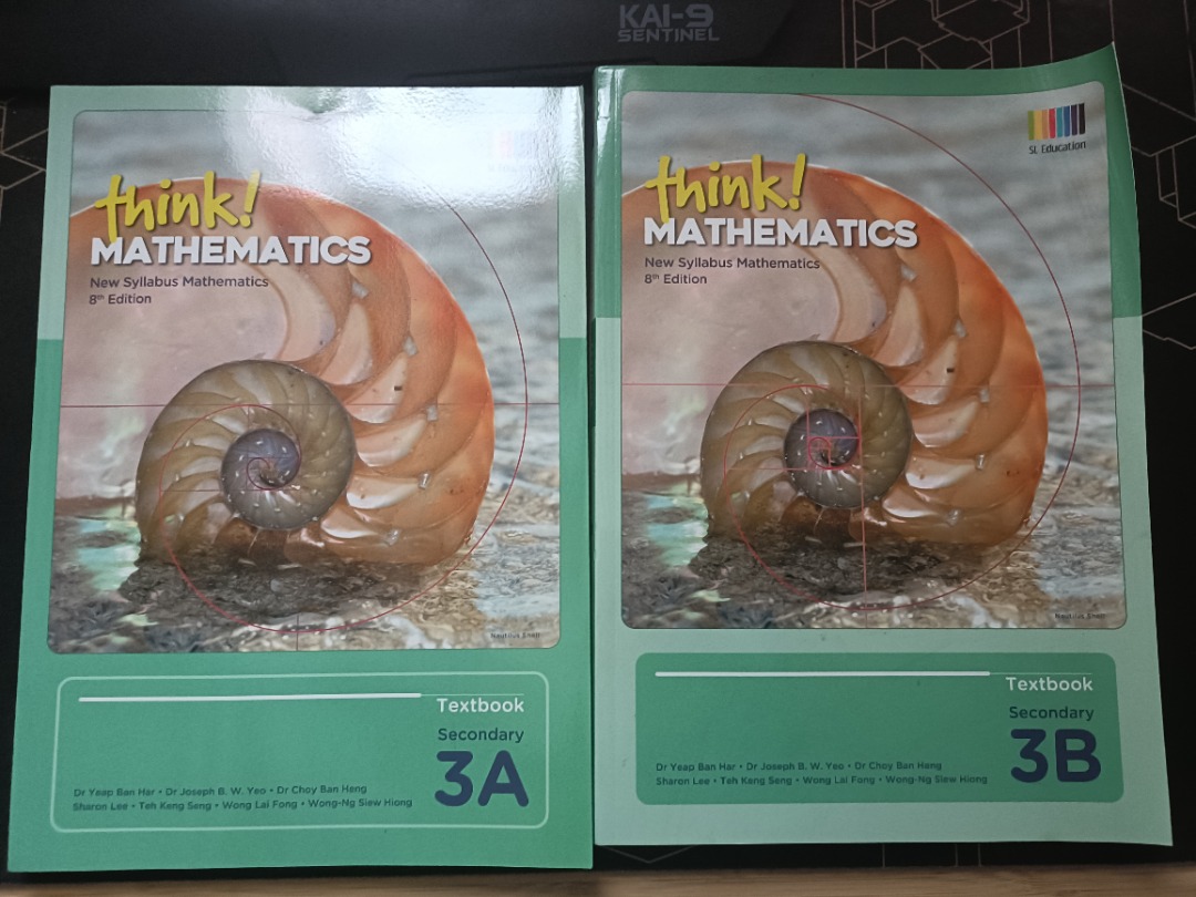 think! Mathematics textbook 3A and 3B, Hobbies & Toys, Books ...