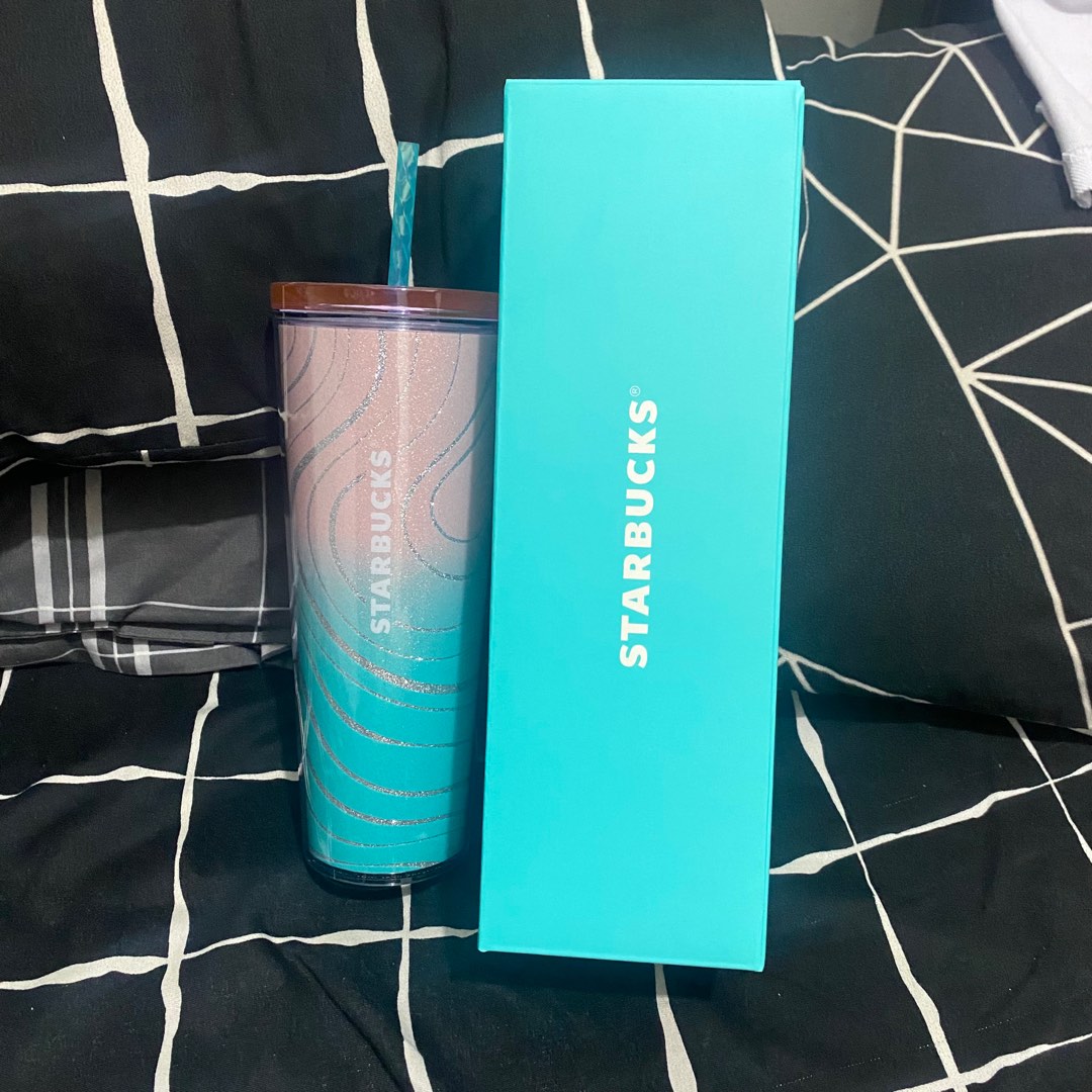 Turquoise Cold Cup - Starbucks Traditions 2025, Furniture & Home Living ...