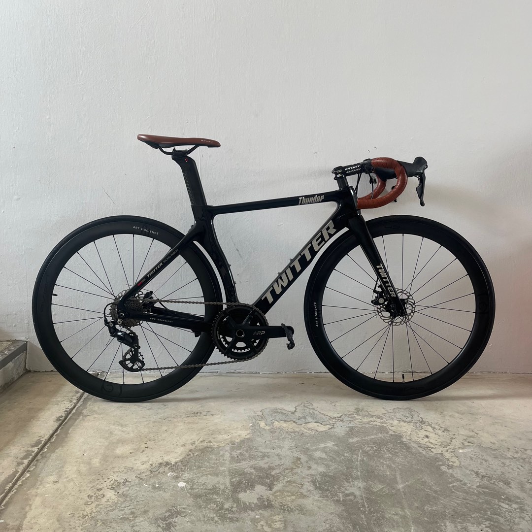 Twitter Thunder Carbon Road Bike | Big Pulley Shimano, Sports Equipment ...