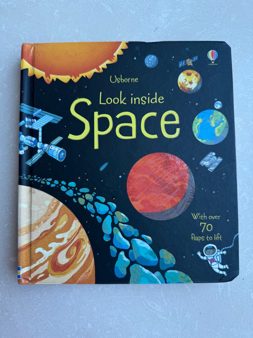 Usborne Look inside Space, 興趣及遊戲, 書本 & 文具, 兒童書籍 - Carousell