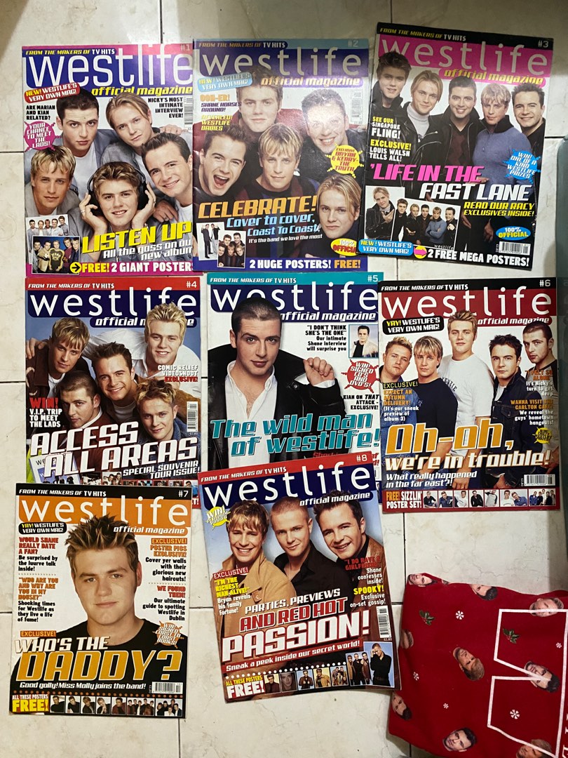 Westlife Official Magazines, Hobbies & Toys, Books & Magazines ...