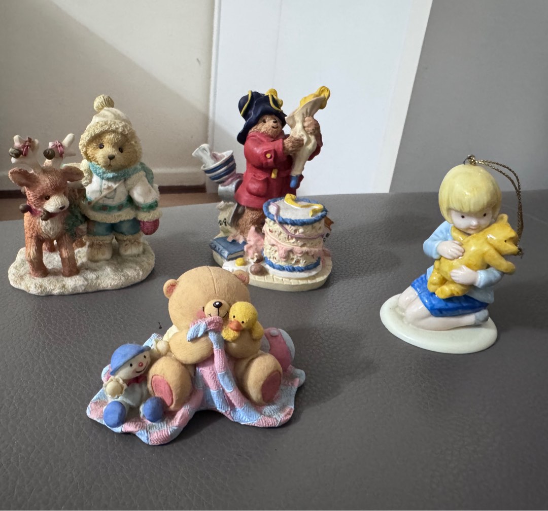 Winnie the Pooh, Paddington, Cherished Teddies Figurines (Disney, Royal ...
