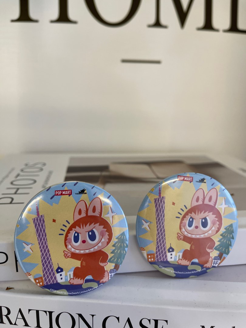 WTS> LIMITED EDITION LABUBU METAL BADGE (GUANGZHOU TOWER), Hobbies ...