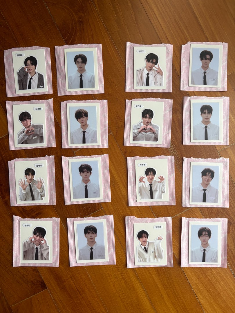 WTS zerobaseone zb1 colorgram gift (hanbin, zhanghao, gunwook, jiwoong ...