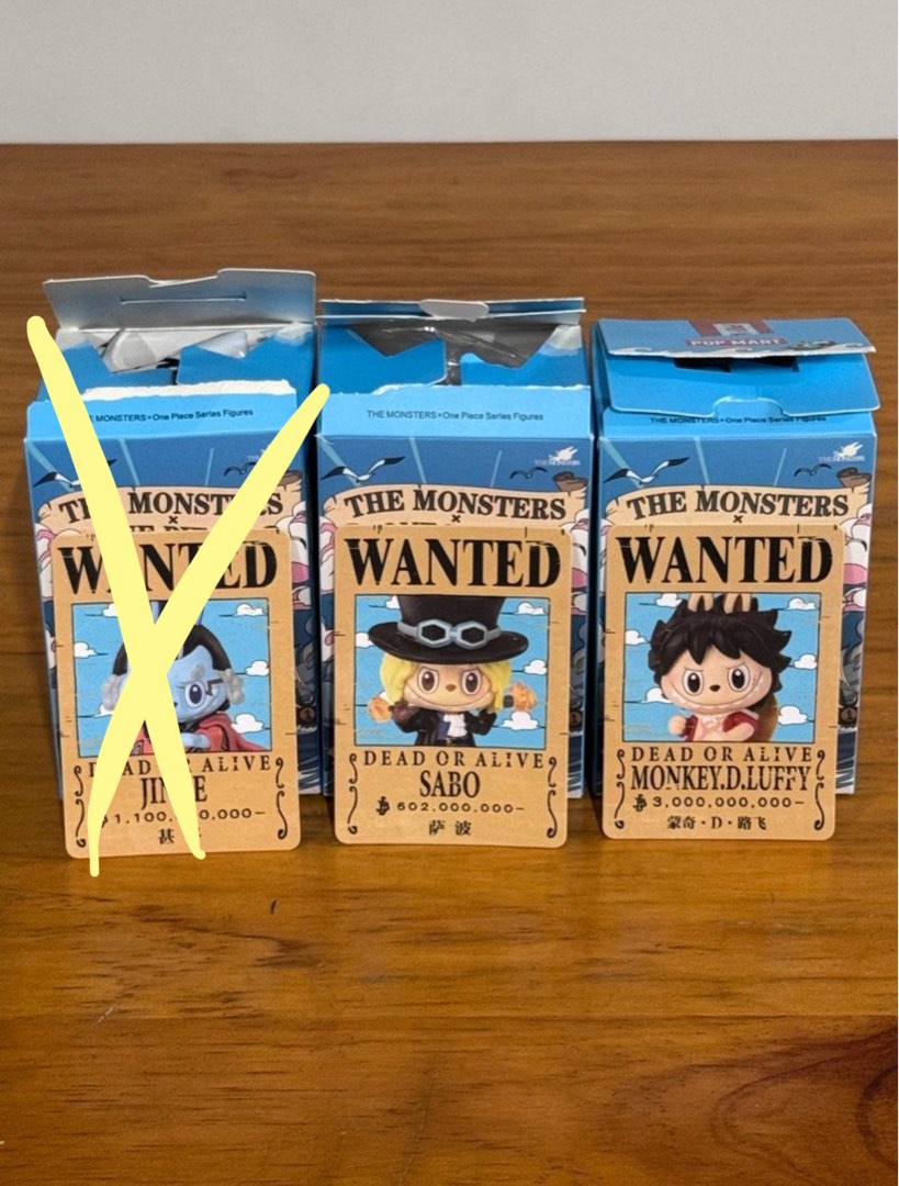 WTS ONE PIECE LABUBU - LUFFY & SABO, Hobbies & Toys, Toys & Games on ...